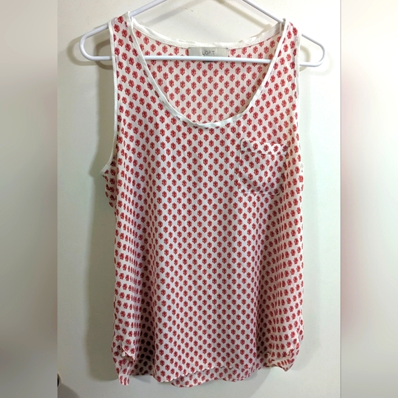 LOFT | Tops | Loft Polyester Floral Tank Top | Poshmark